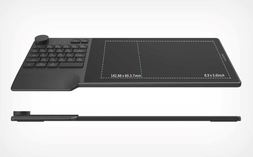 Huion Inspirion Keydial KD 200, el teclado perfecto para todo creativo ...