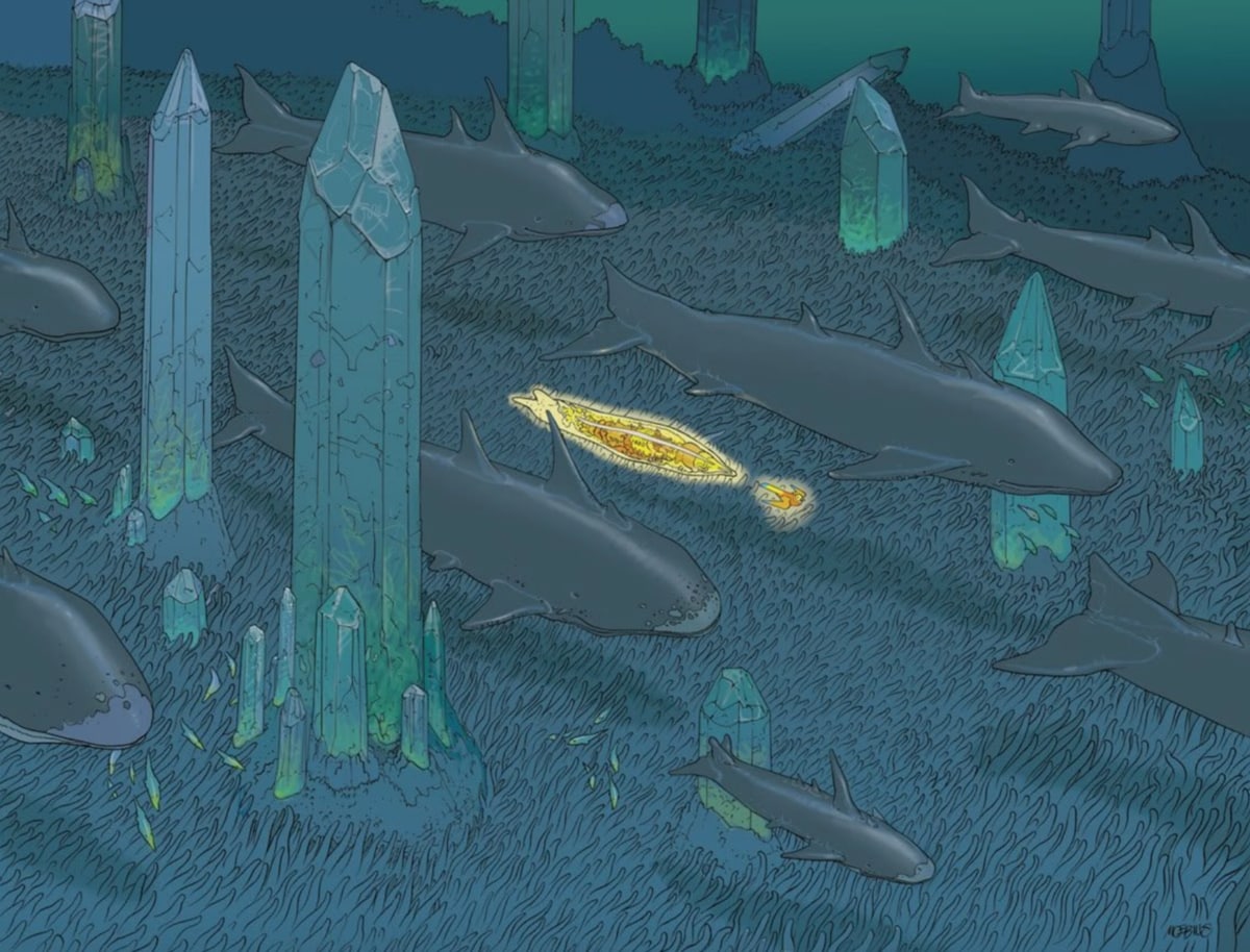 Los oscuros mundos de fantasía de Moebius