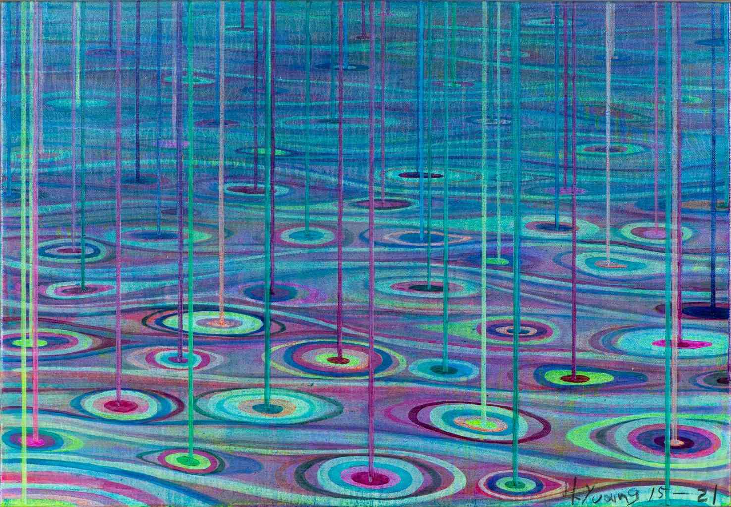 La pintura de Huang Yuxing, universos en constante evolución