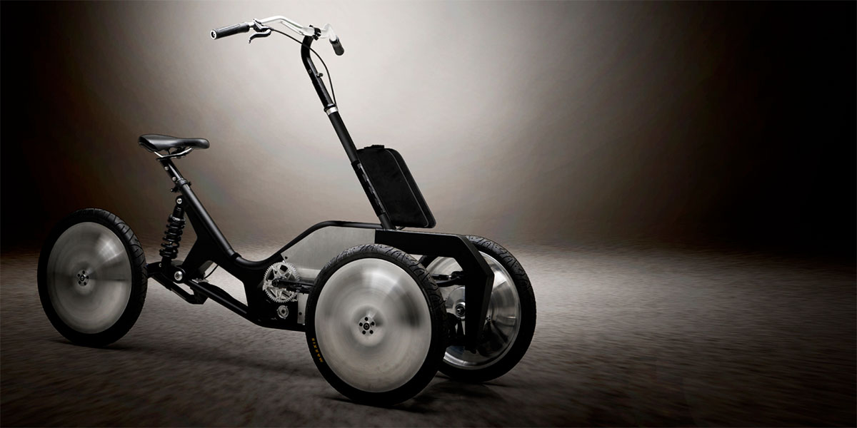 Mean Lean Machine, una bici de tres ruedas y mayor tracción