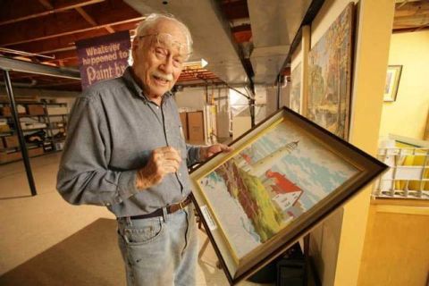 Antes que Bob Roos, Dan Robbins inspiró al mundo con su pintura por ...