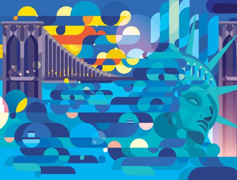 Los diseños minimalistas y geométricos del artista Nod Young ...