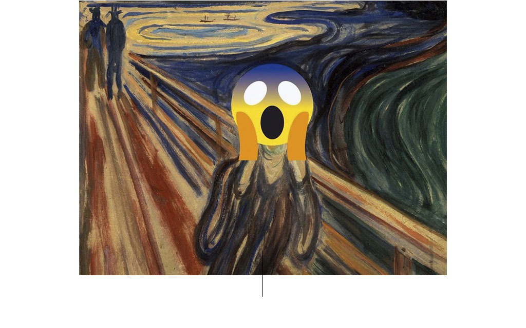 'El Grito' de Edvard Munch inspira un emoji de WhatsApp | Fahrenheit ...